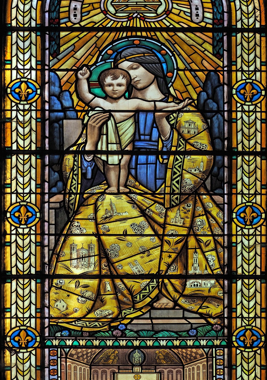 Eenvoudig Jezus Glas In Lood