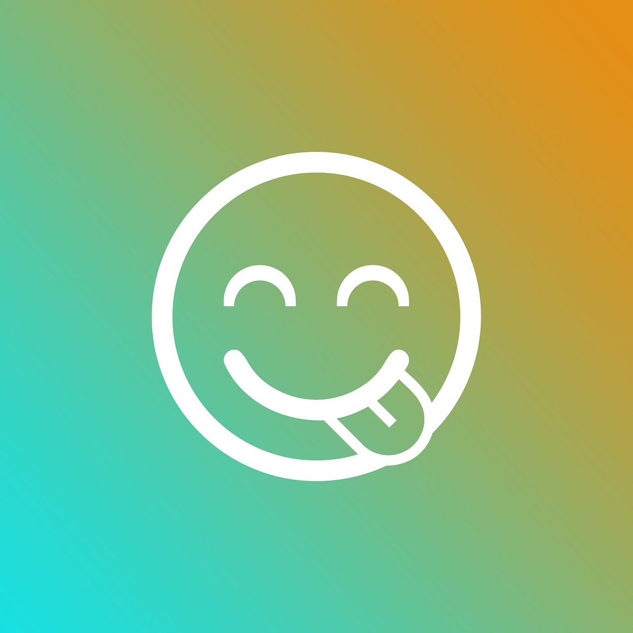 Tunge Emoji Bakgrunn