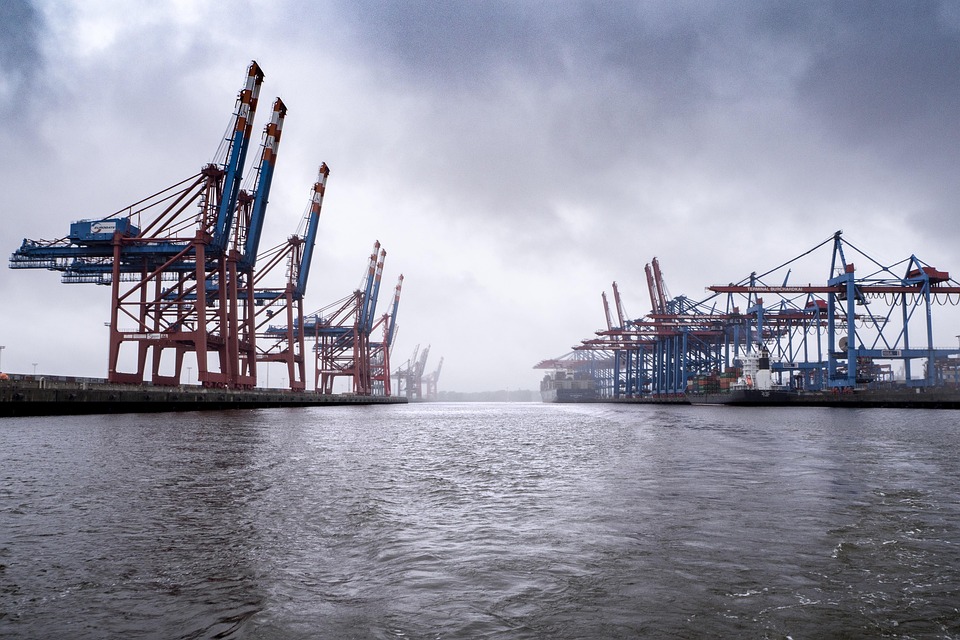 Port Terminal Cranes Container - Free photo on Pixabay