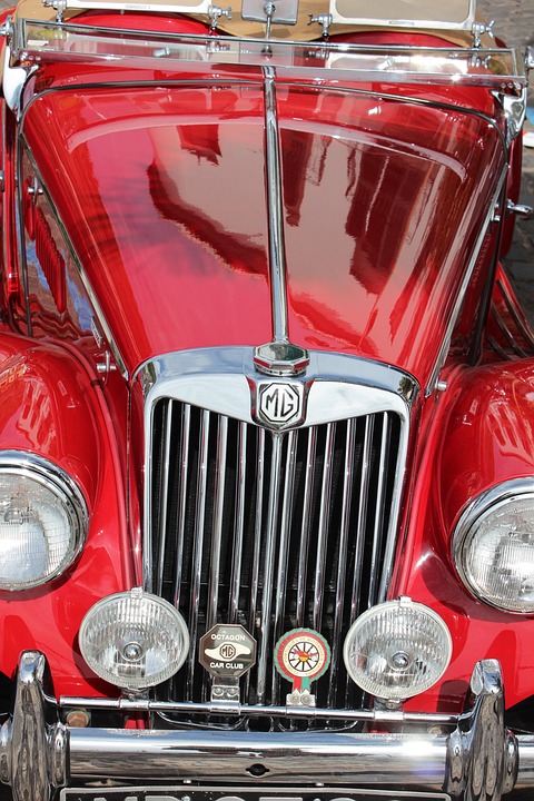 Red Car Vintage Bumper - Free photo on Pixabay - Pixabay
