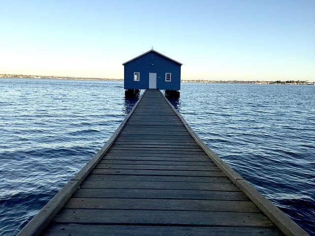 Blue Boat House Perth El Oeste De - Foto gratis en Pixabay - Pixabay
