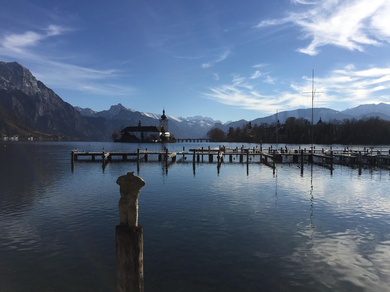 Lake Castle Alps - Free photo on Pixabay