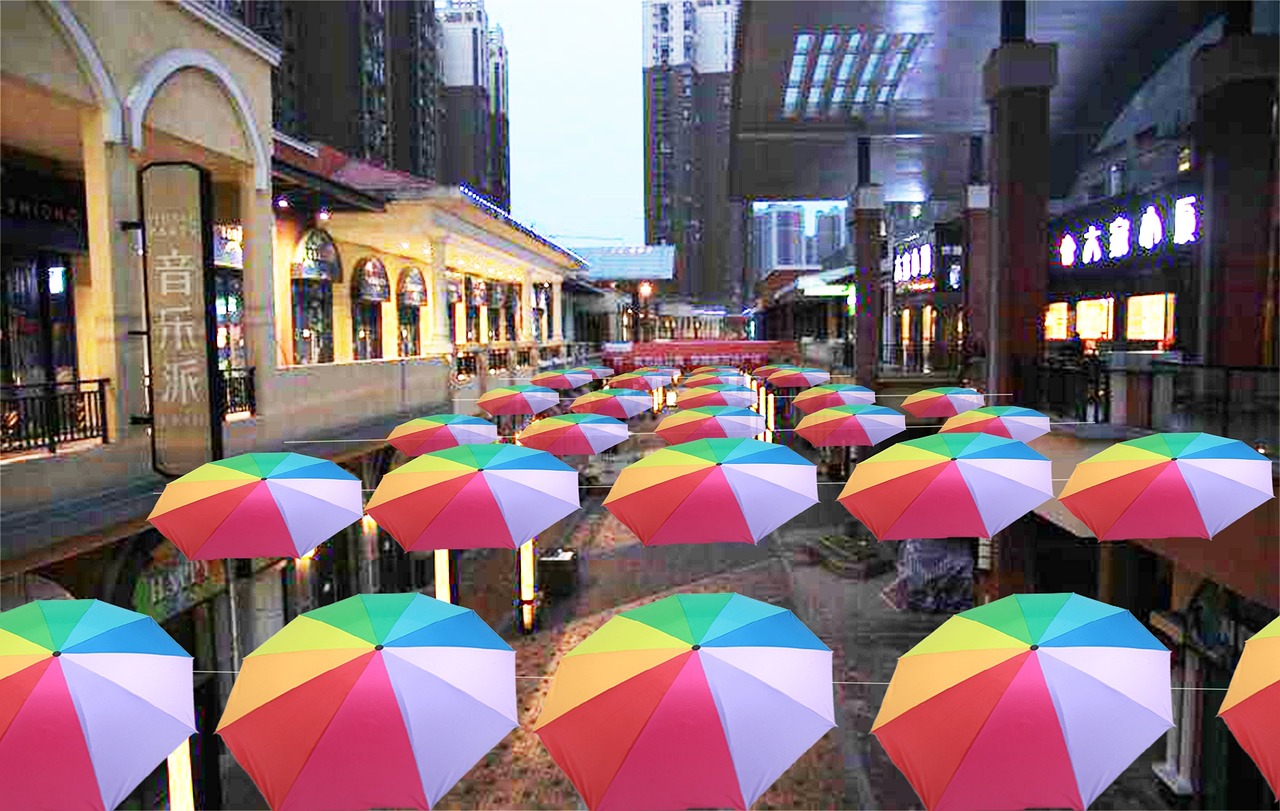 Gold Street Landscaping Umbrella - Free photo on Pixabay - Pixabay