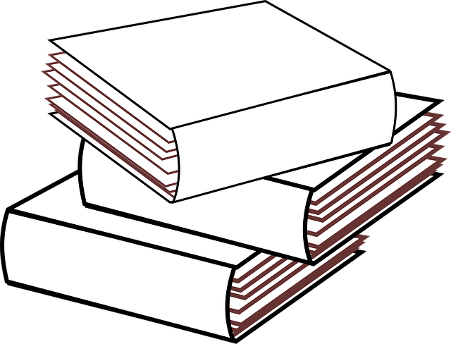 Stacked 3 Books No Color - Free image on Pixabay
