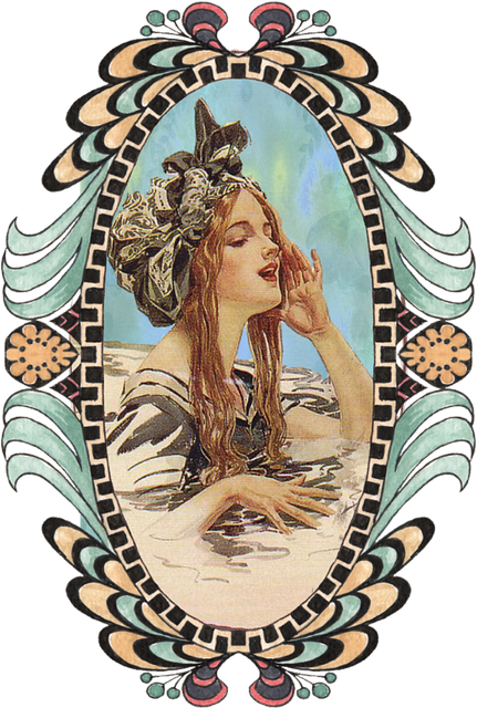 Download Vintage Edwardian Girl Royalty Free Stock Illustration