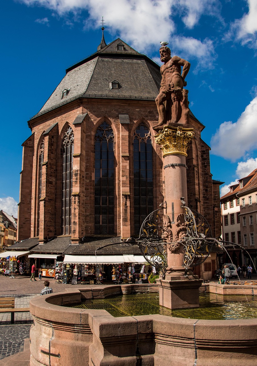 Heidelberg Marktplatz Historisch - Kostenloses Foto auf Pixabay - Pixabay