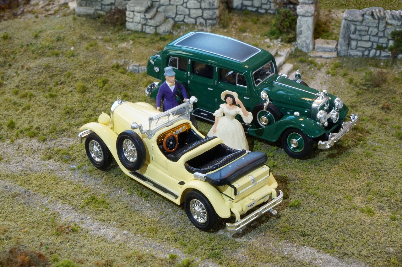 Model Cars Diorama Mercedes 630 K - Free photo on Pixabay