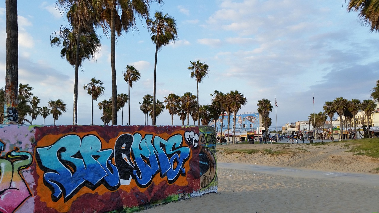 Playa De Venice Pintada - Foto gratis en Pixabay - Pixabay