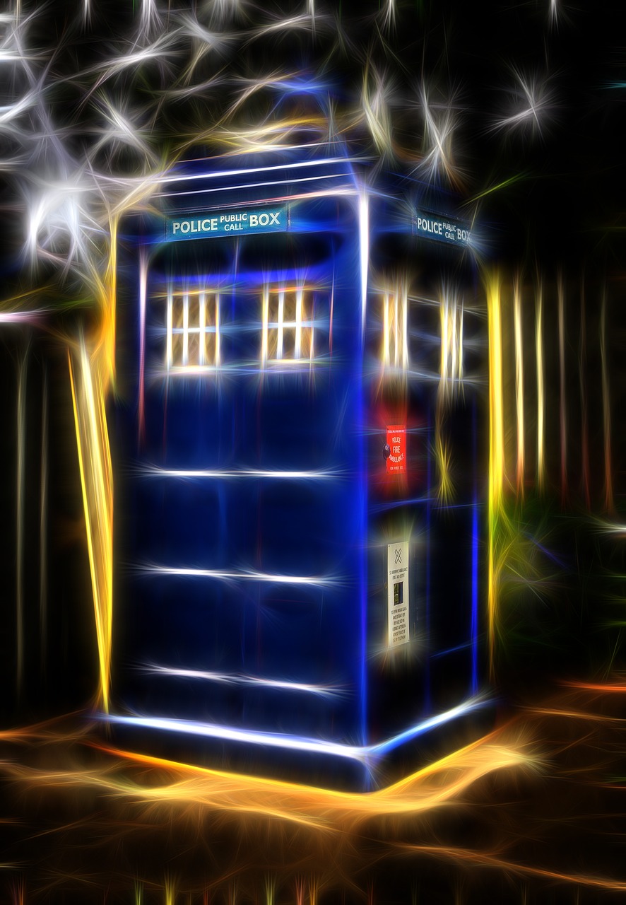 Download Famous Blue Police Box, Fx, Filter. Royalty-Free Stock ...