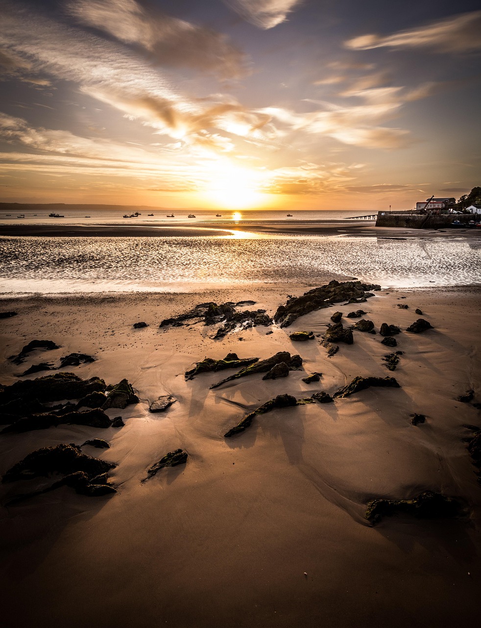 Tenby Sunrise Seascape - Free photo on Pixabay