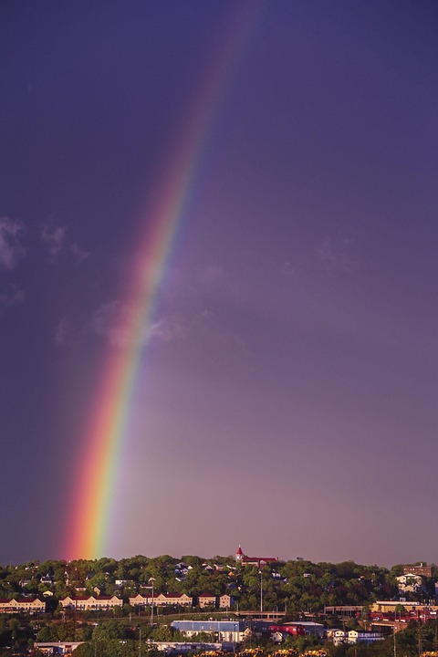 Rainbow Purple Sky - Free photo on Pixabay - Pixabay