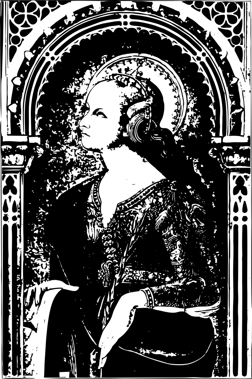 Download Portrait, Lady, Vintage. Royalty-Free Vector Graphic - Pixabay
