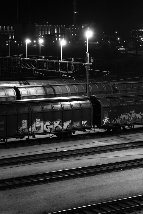 Black And White Train Evening - Free photo on Pixabay - Pixabay