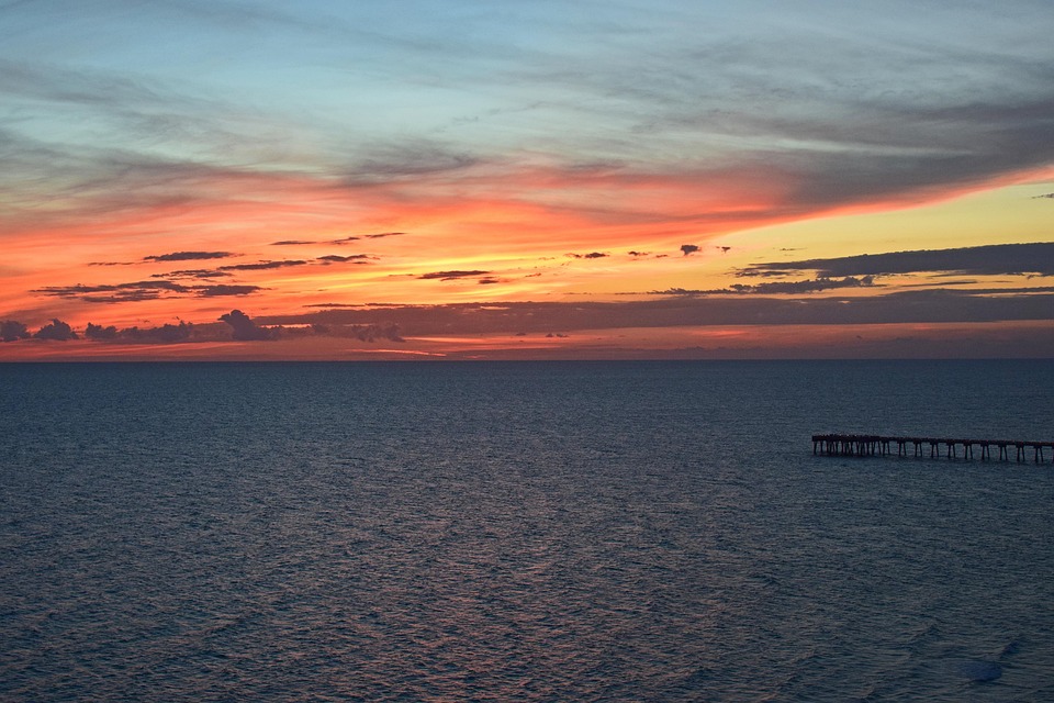 Sunset Over The Pier Seascape - Free photo on Pixabay - Pixabay