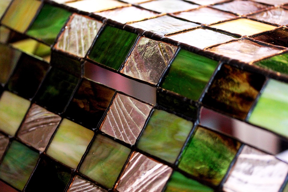 Stained Glass Squares Green - Free photo on Pixabay - Pixabay