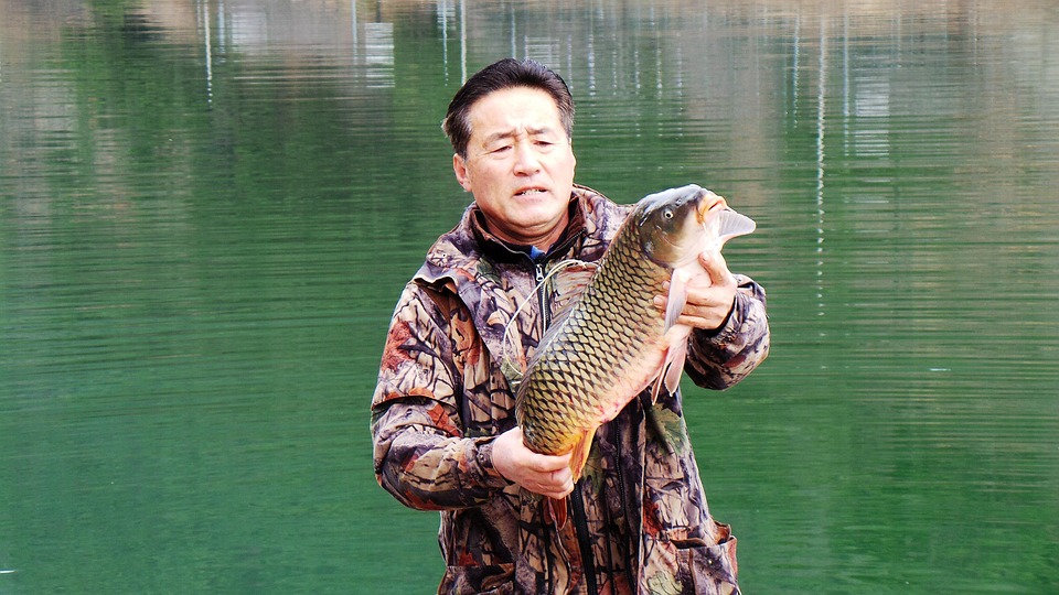 Fisherman Carp Seomjin River - Free photo on Pixabay