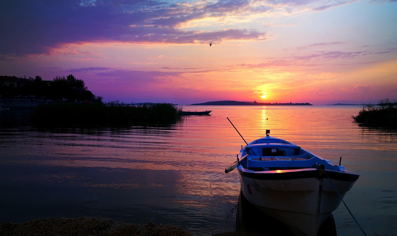 Boat Water Sunset - Free photo on Pixabay - Pixabay