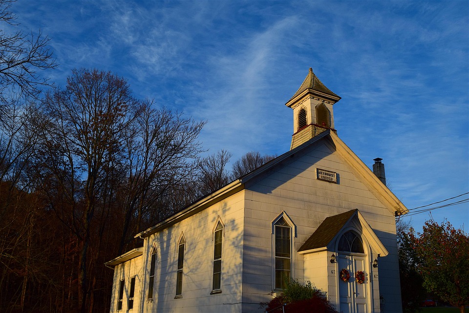 Sunrise Church Wallpaper