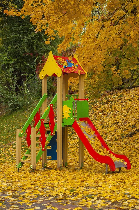 Playground Autumn Leaves - Free photo on Pixabay