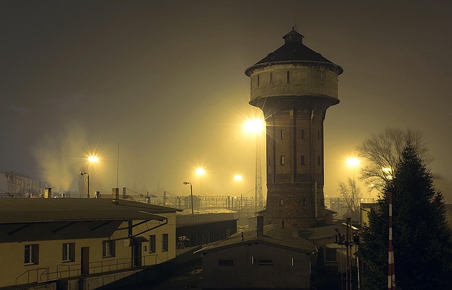 Water Tower Buildings Night - Free photo on Pixabay - Pixabay