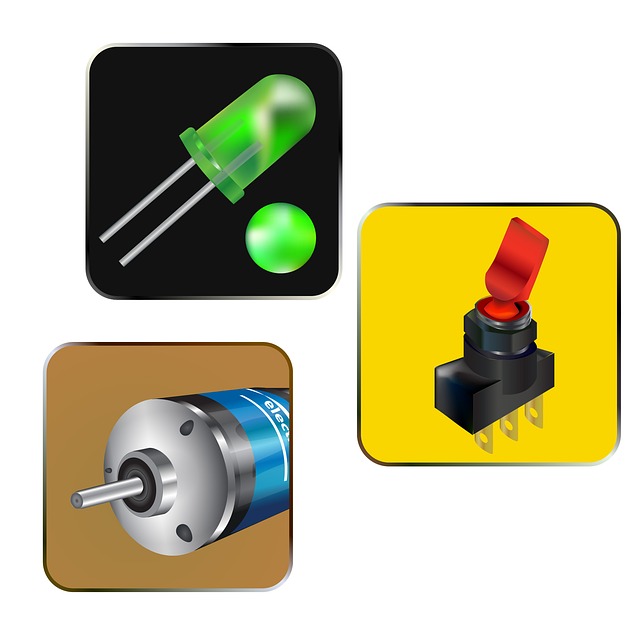 Download Led, Switch, Electric Motor. Royalty-Free Stock Illustration ...