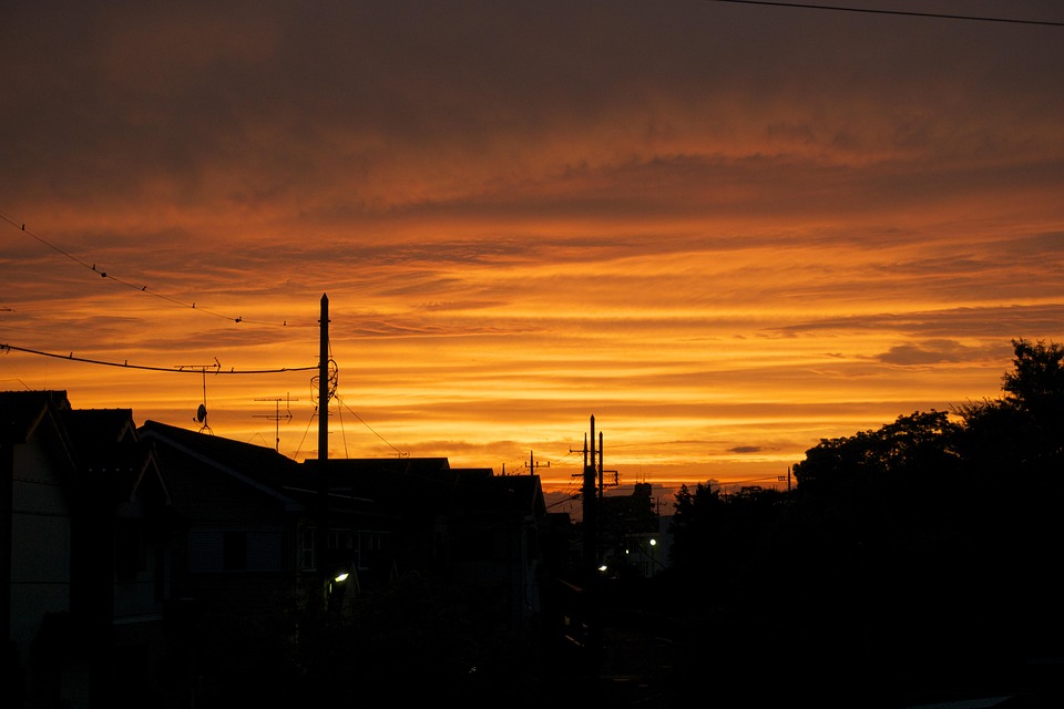 Nightfall The Silhouette In - Free photo on Pixabay