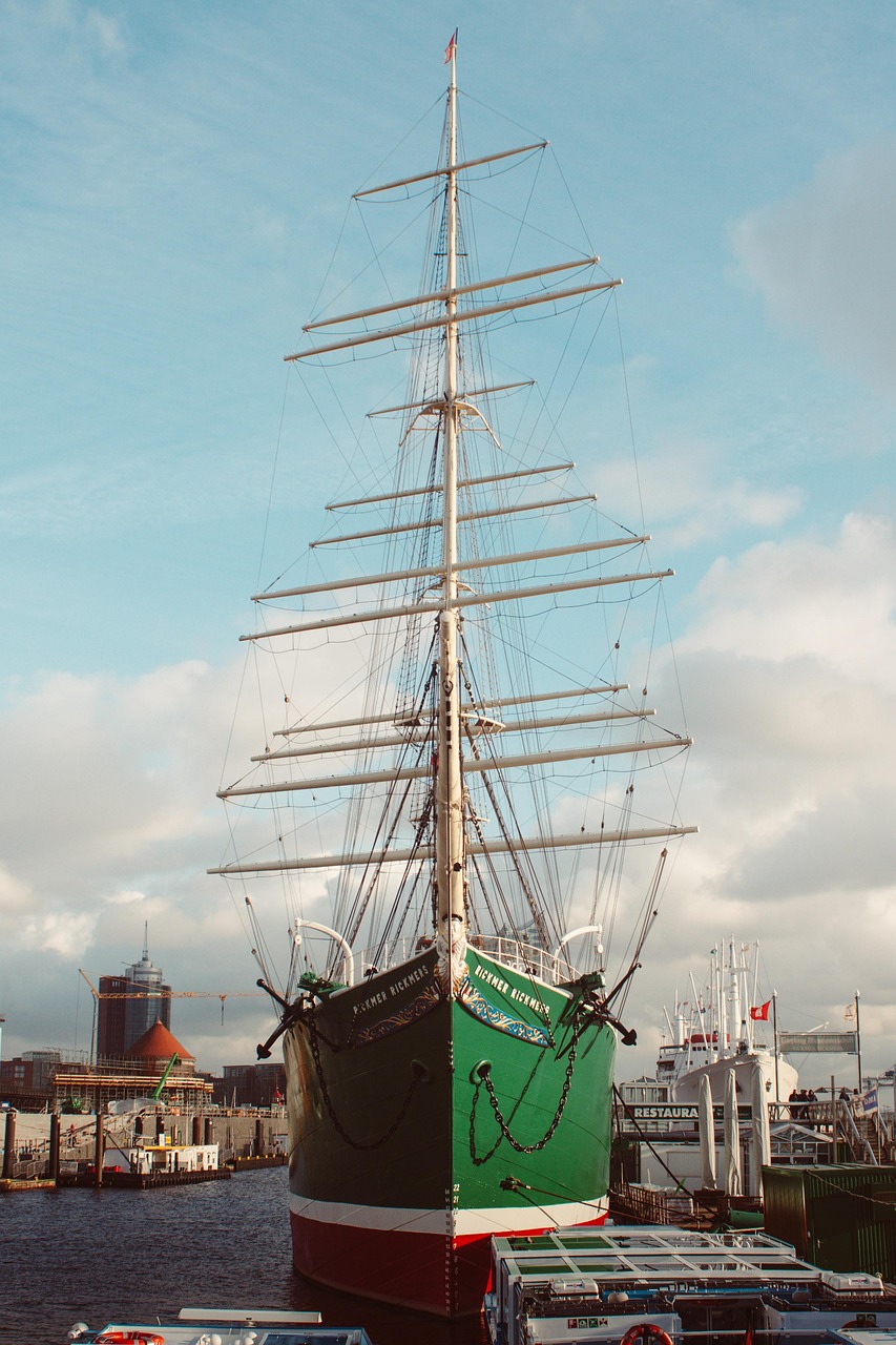 ฮัมบูร์ก ท่า Rickmer Rickmers - ภาพฟรีบน Pixabay - Pixabay
