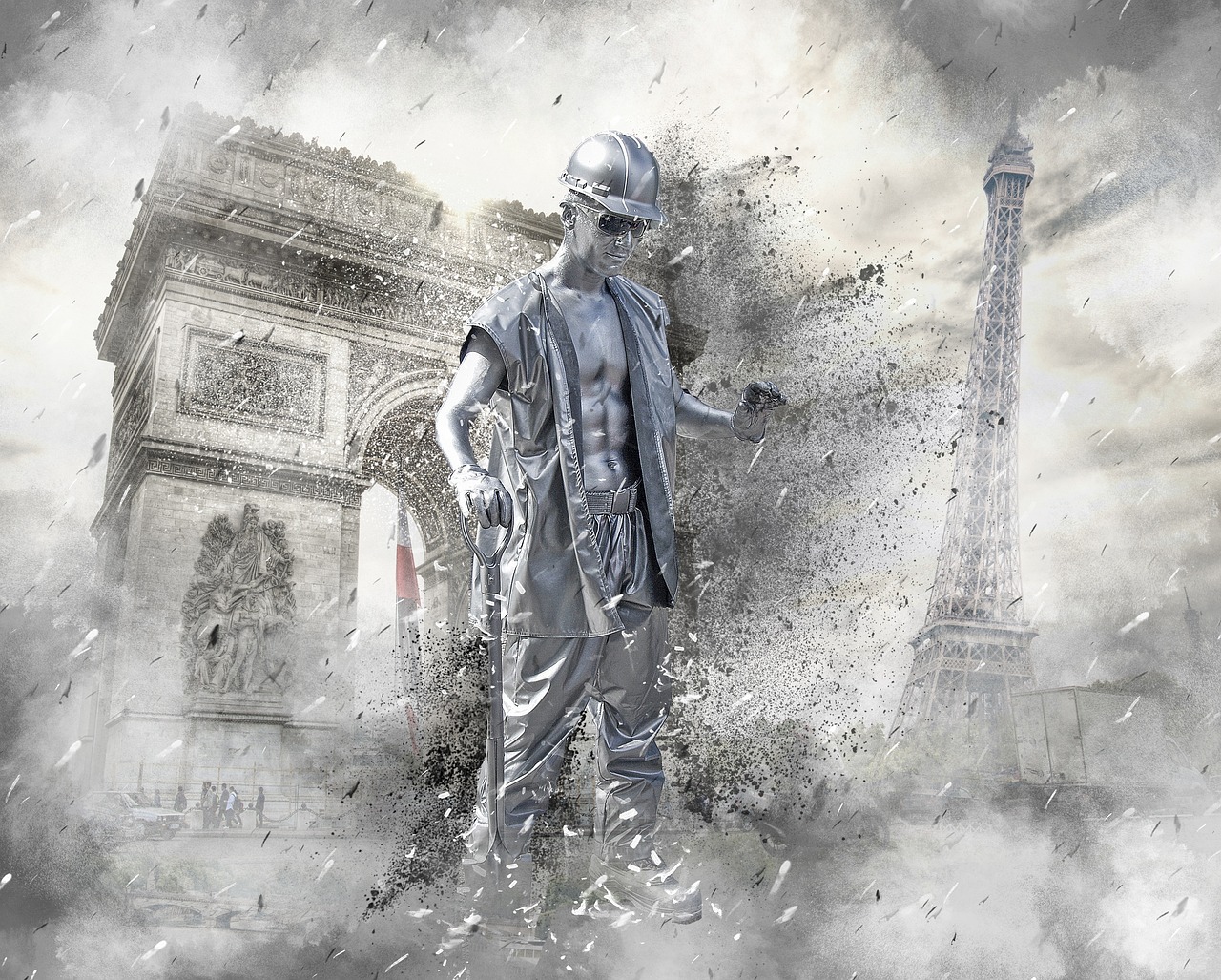 Arc De Triomphe Pantomime Paris - Photo gratuite sur Pixabay