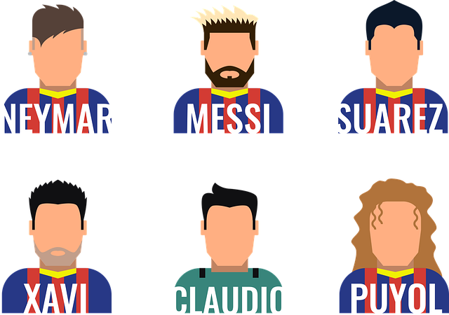 Download Barcelona, Players, Cartoon. Royalty-Free Vector Graphic - Pixabay