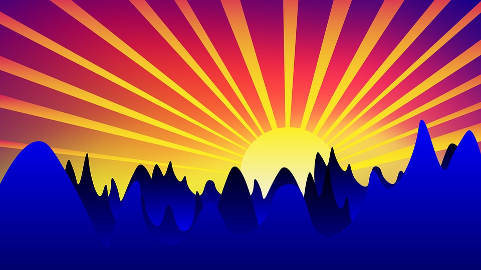 Download Sunrise, Background, Sun. Royalty-Free Stock Illustration ...