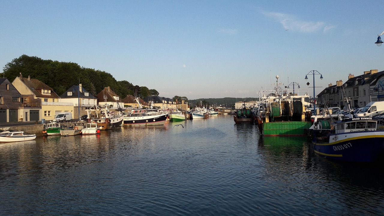 Port En Bessin Sea Panoramic - Free photo on Pixabay - Pixabay