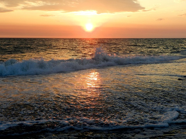 The Pacific Ocean Sea Sunset - Free photo on Pixabay - Pixabay