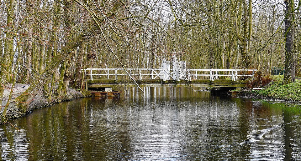 Houten Brug Gracht Natuurpark - Gratis foto op Pixabay - Pixabay