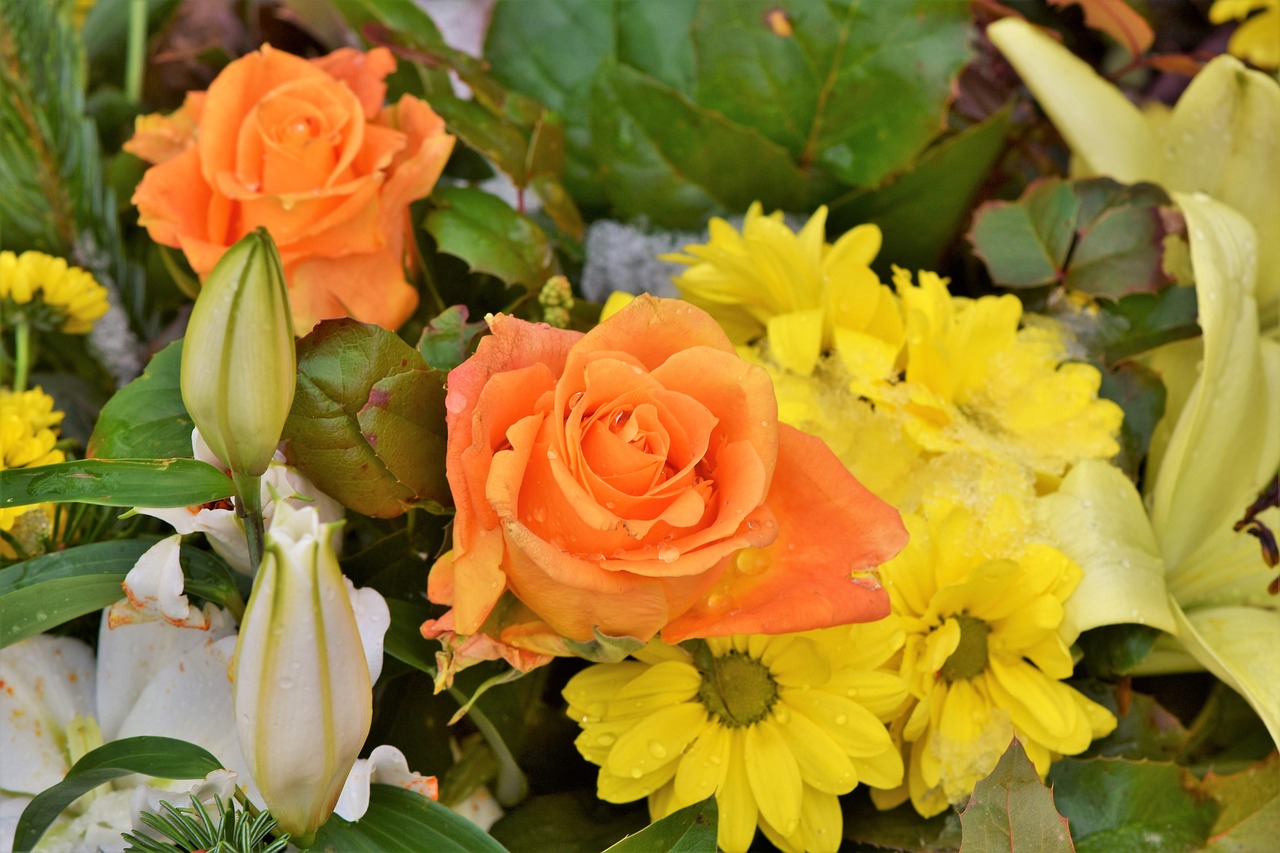 Rose Ostrich Bunch Of Flowers - Free photo on Pixabay