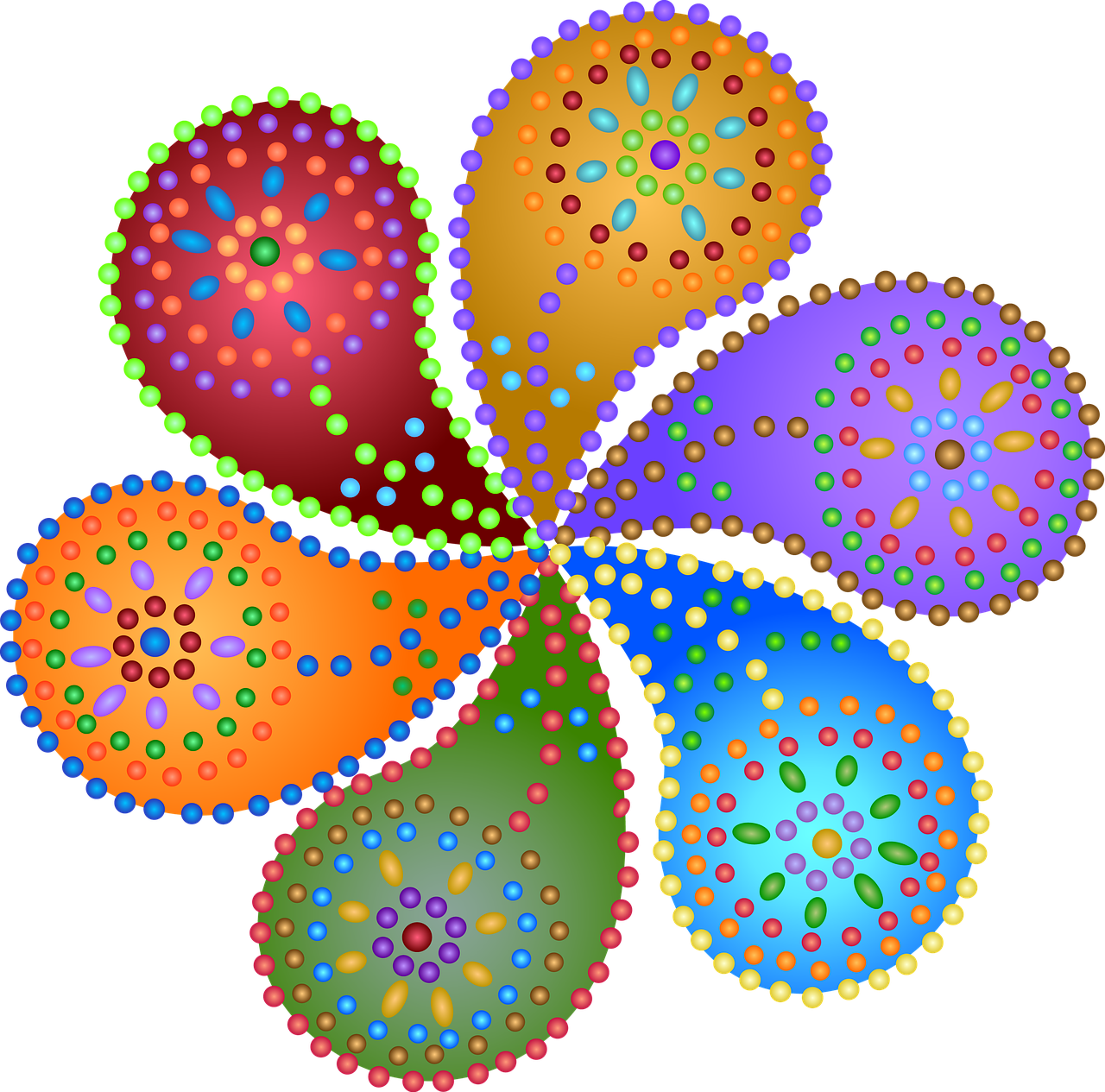 Download Flower Floral Geometric Royalty-Free Stock Illustration Image ...