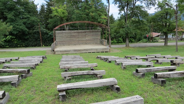 Park Stage Bench Outdoor - Free photo on Pixabay