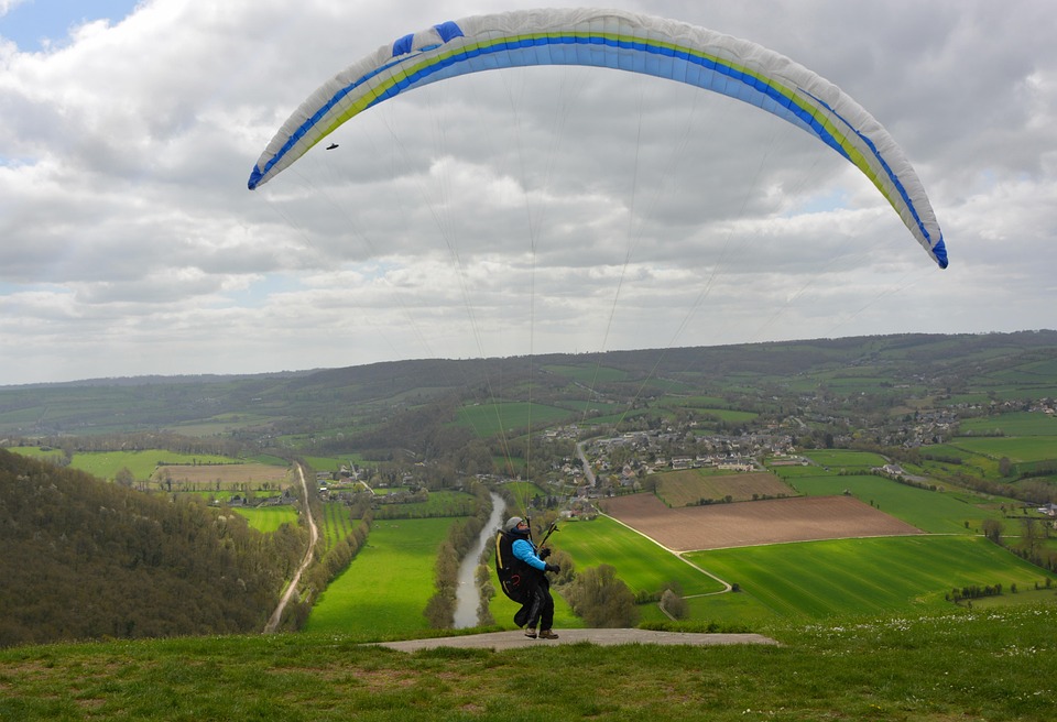 Parapente El Vuelo De Salida Vista - Foto gratis en Pixabay - Pixabay