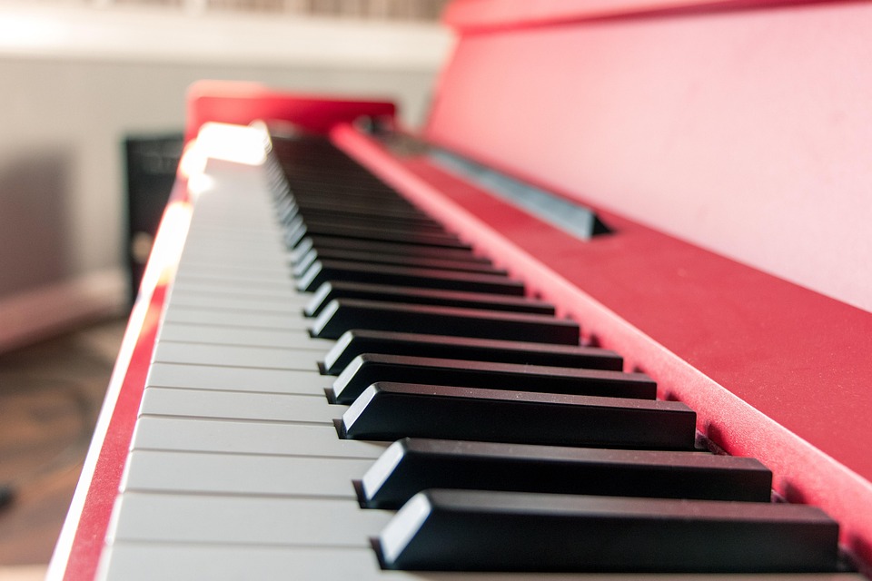 Piano Red Electric - Free photo on Pixabay