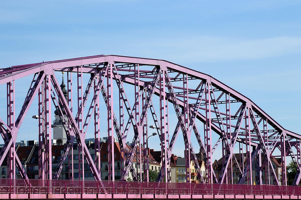 Bridge View Pink The Old - Free photo on Pixabay
