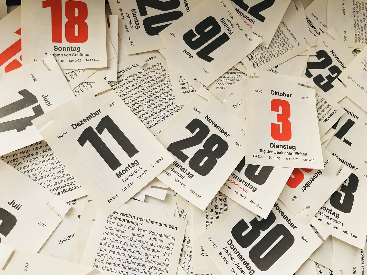 Calendar Date Paper - Free photo on Pixabay - Pixabay