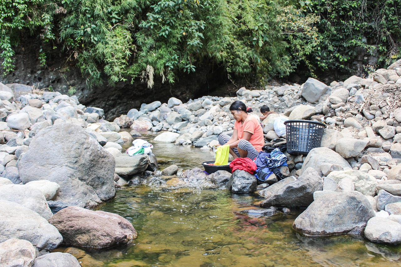 Woman Washing River - Free photo on Pixabay - Pixabay