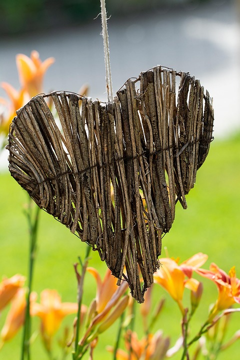 Heart Wooden Willow - Free photo on Pixabay
