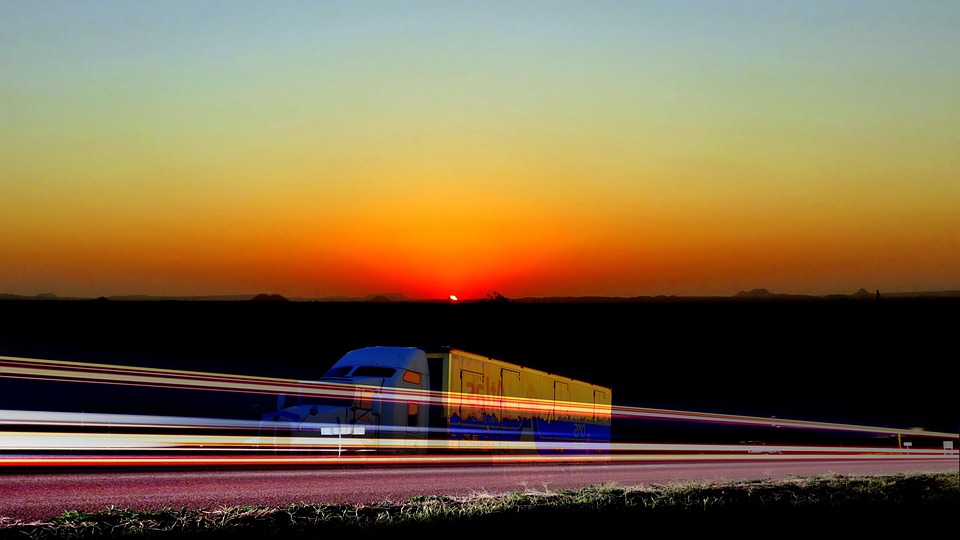 Truck Sunset Transport - Free photo on Pixabay