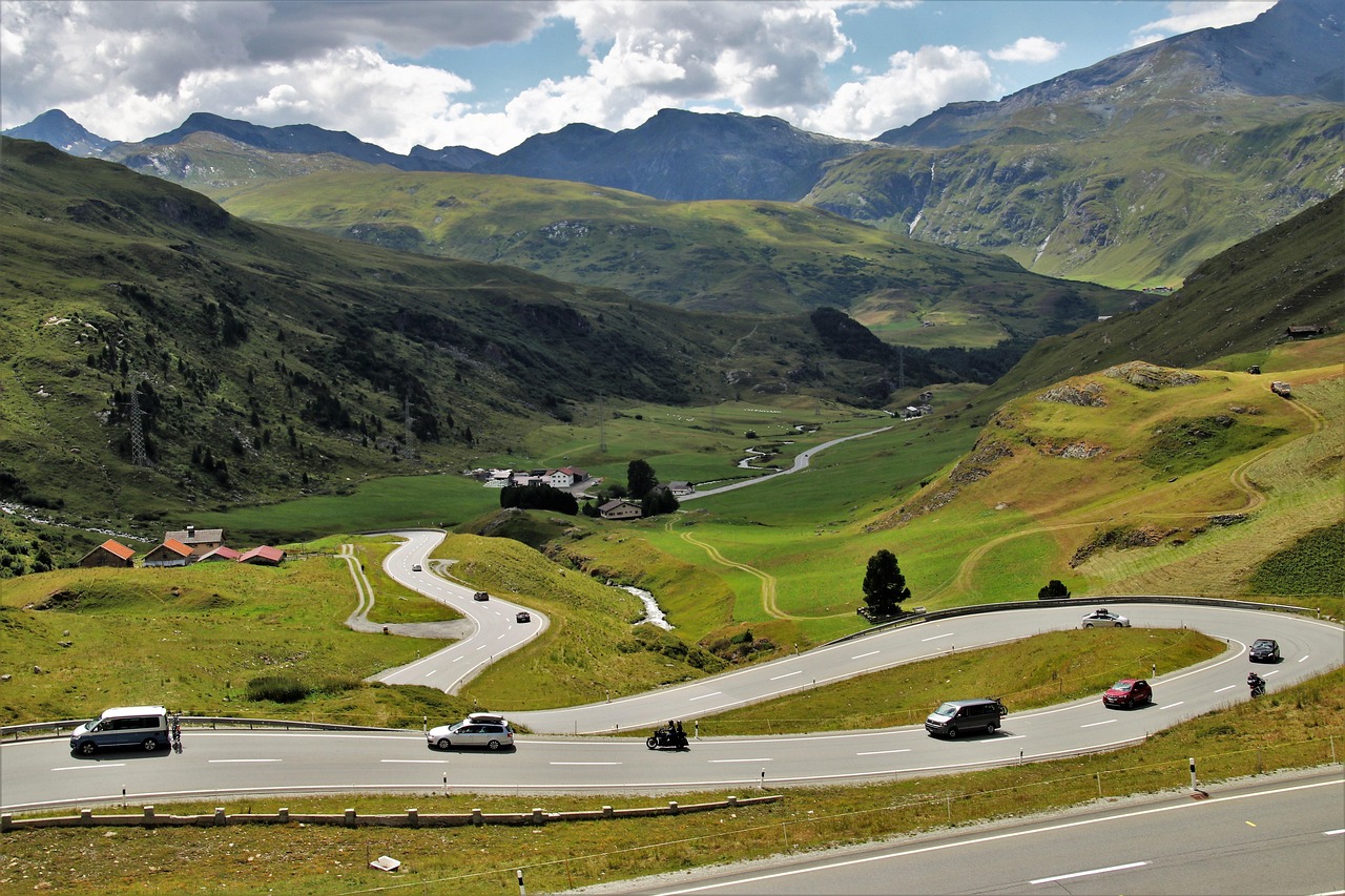 Julierpass Streamers Highway The - Free photo on Pixabay - Pixabay
