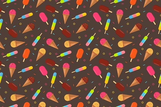Download Ice Cream, Pattern, Seamless. Royalty-Free Stock Illustration ...