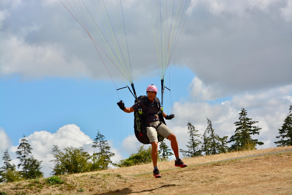 Paragliding Paraglider Landing - Free photo on Pixabay