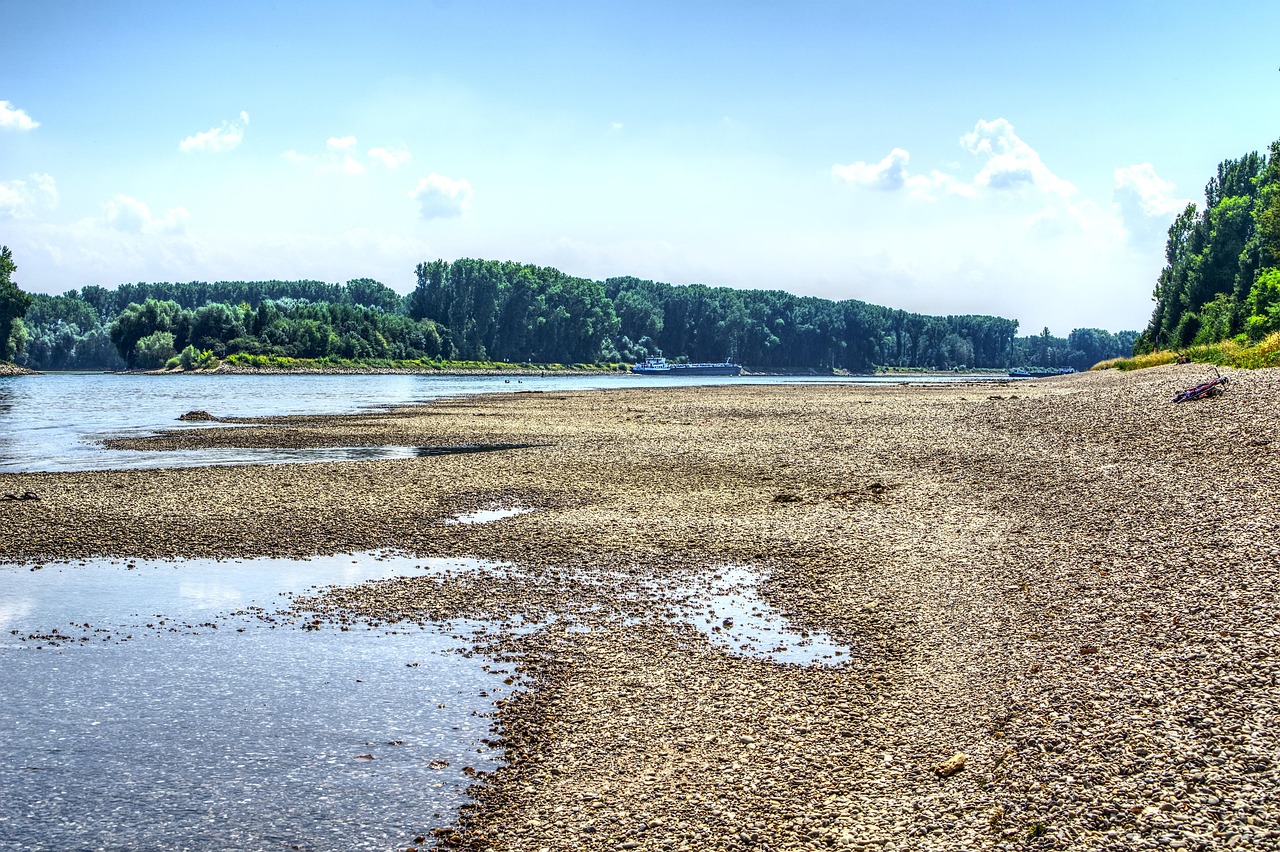 Rhein Fluss Niedrigwasser - Kostenloses Foto auf Pixabay