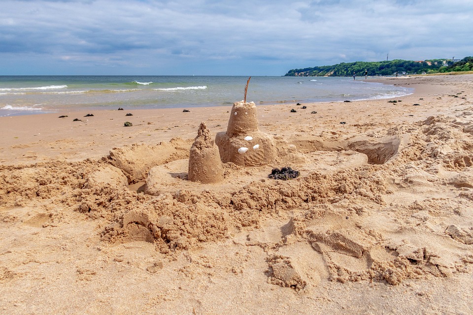 Sandburg Sand Strand - Kostenloses Foto auf Pixabay