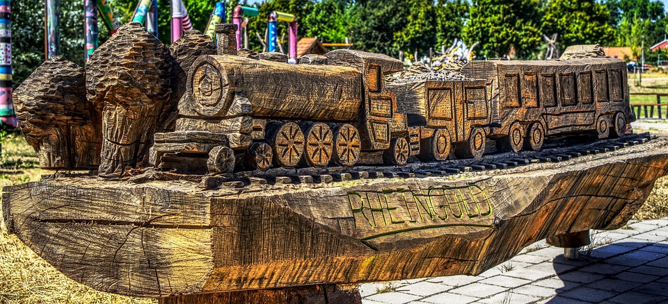 Tren Ferrocarril Madera Obra De - Foto gratis en Pixabay