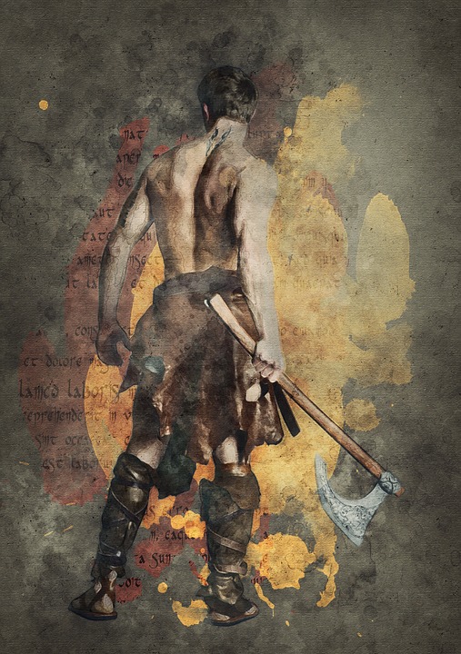 Download Warrior, Barbarian, Weapon. Royalty-Free Stock Illustration ...